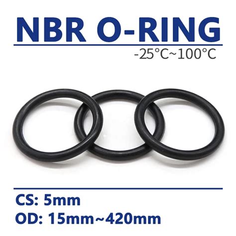 Nitrile O Rings Patikil 65mmx57mmx4mm Nitrile Gomma O Ring 10pz Metrico