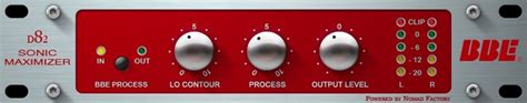 D82 Sonic Maximizer By Bbe A Maximizer Plug In For Windows And Mac