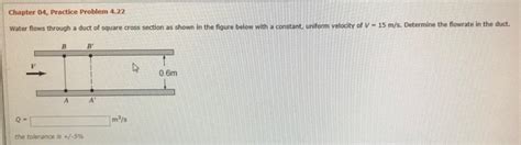 Solved Chapter 04 Practice Problem 4 22 Water Flows Through