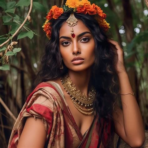Premium Ai Image The Captivating Indian Instagram Model Effortlessly