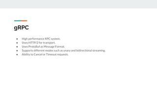 Building Microservices With Grpc PPT