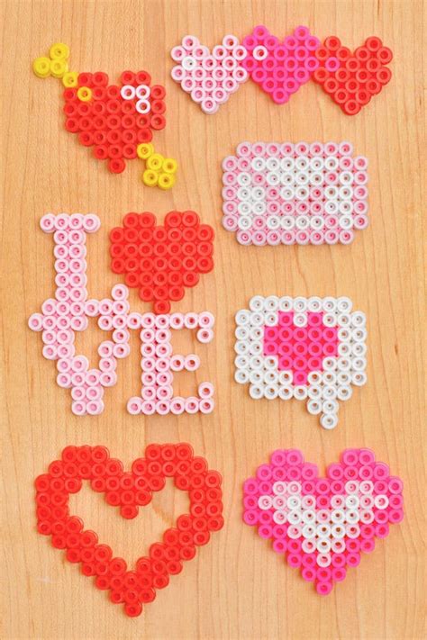 Heart Perler Bead Designs