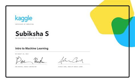 Machinelearning Kaggle Artificialintelligence Subiksha S