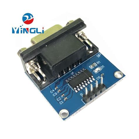 Serial Port Module Rs232 To Ttl Module With Transceiver Indicator Light Rs232 To Ttl And