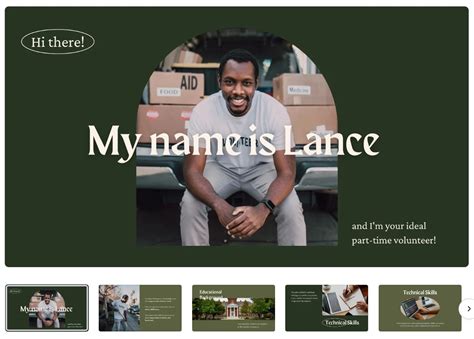 Self Introduction Powerpoint Template