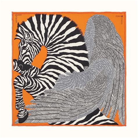 Hermes Pegasus Nano Scarf Zebra Vintage Hermes Scarf Scarf Design