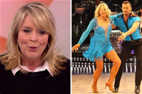 Fern Britton Flashes Her Bra In See Through Shirt And Tiny Denim