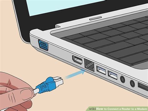 How To Connect A Router To A Modem With Pictures Wikihow