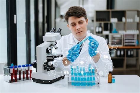 Premium Photo Dctor Work On Digital Tablet Healthcare Doctor Technology Tablet Using Computer