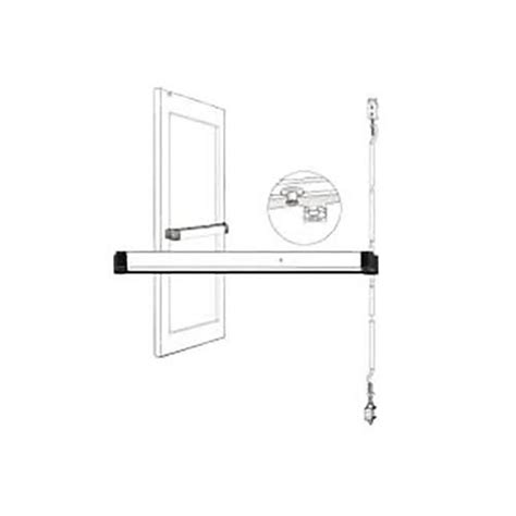 Adams Rite 8600mlr42 32dmec 8600 Series Narrow Stile Concealed Vertical