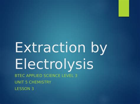 Btec Applied Science Level 3 Unit 5 Chemistry Powerpoints And Worksheets Teaching Resources