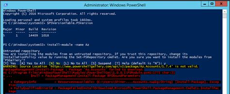 Failed Downloading Az And Other Modules For Powershell Microsoft Community Hub