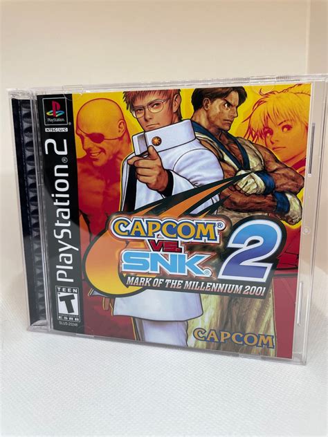 CUSTOM Capcom Vs SNK 2 PS2 Reproduction Case Etsy