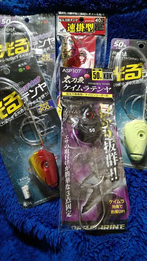未使用タカミヤフラッシュタチウオテンヤ50号 ハヤブサ船太刀魚テンヤ40g プロマリン太刀魚ケイムラテンヤ50号未使用太刀魚