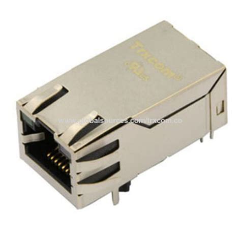 Buy Wholesale China Low Profile Single Port Base T Rj Ethernet Connector L J T