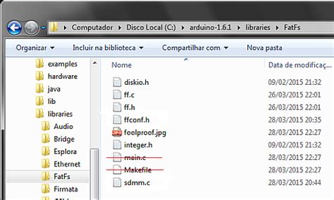 Danjovic Usando FatFs Arduino