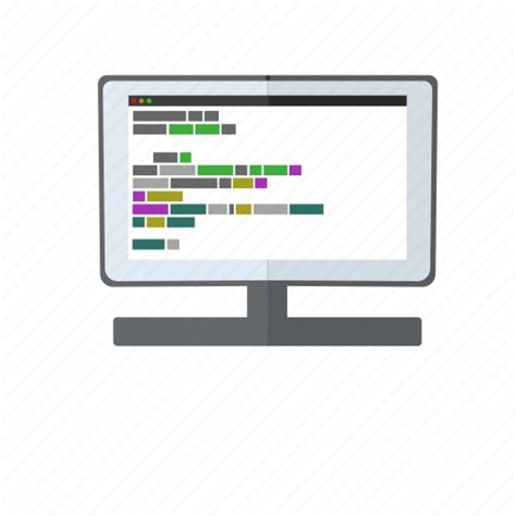 Code Coding Html Monitor Screen Display Programming Icon