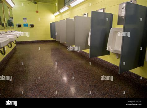 The Empty Mens Room At Mcu Park In Coney Island Brooklyn New York Home Of The Cyclones And