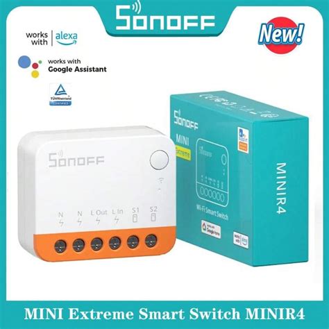 Sonoff Mini R4 MINIR4 Wifi Smart Switch Sonoff Mini R4 Extreme Two Way Remote Control Detach