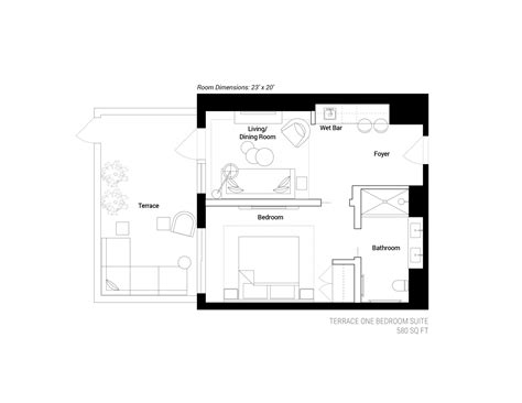 50 Hotel Room Floor Plan