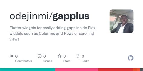 Github Odejinmigapplus Flutter Widgets For Easily Adding Gaps