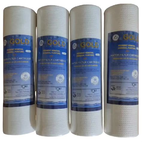 Pack Of 4 Ppf Sediment Cartridges Made In Vietnam For Water Filter Replacement Daraz Pk