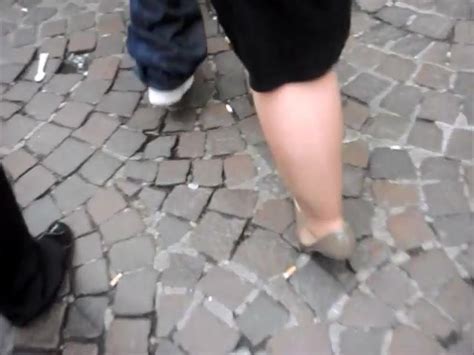 Thick Curvy Calves And High Heels Candid