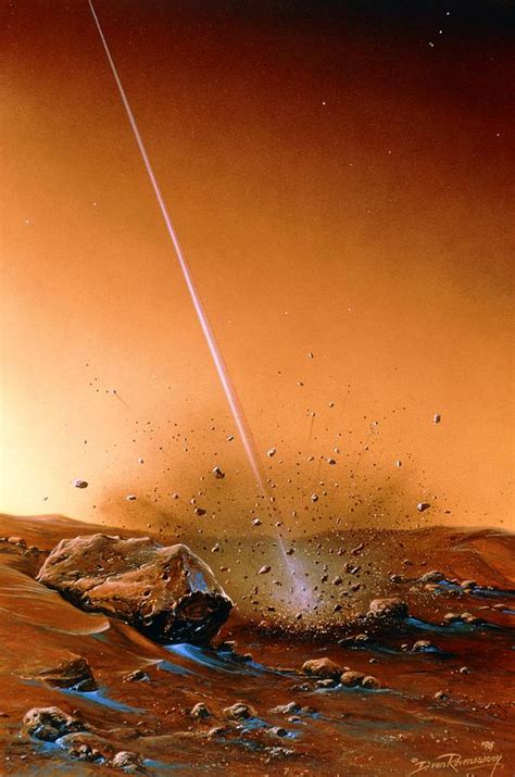 Landing Of Martian Subsurface Probe Photograph By Detlev Van Ravenswaay Fine Art America