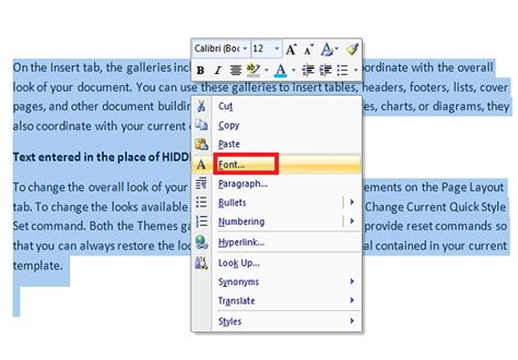 How To Show And Hide Text In Word