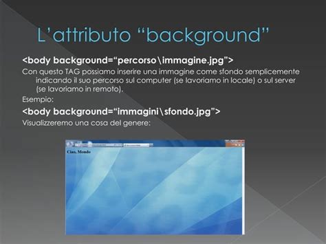 html e css prima lezione ppt