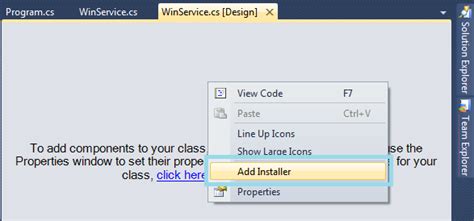 Create Simple Windows Service And Setup Project With Installation