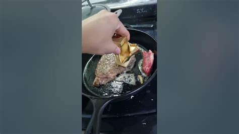 소고기 버터 바르기 Youtube