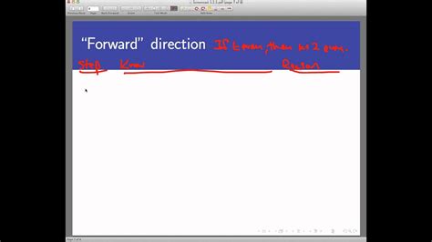 Proof Of Biconditional Statements Screencast 323 Youtube