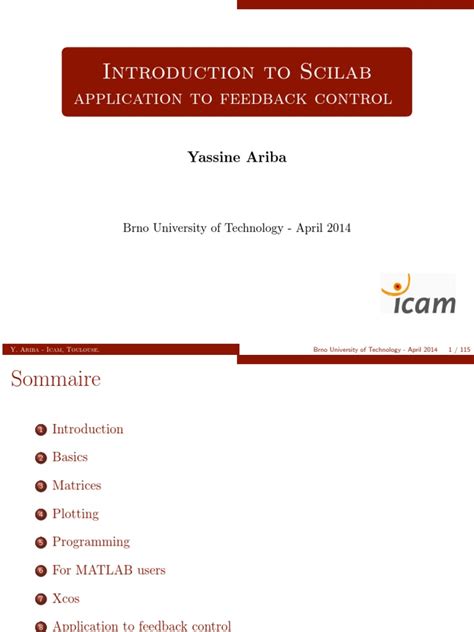 Introduction To Scilab Pdf Pdf