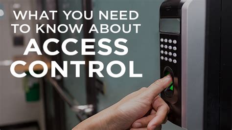 What You Need To Know About Access Control Pronet Security Solutions