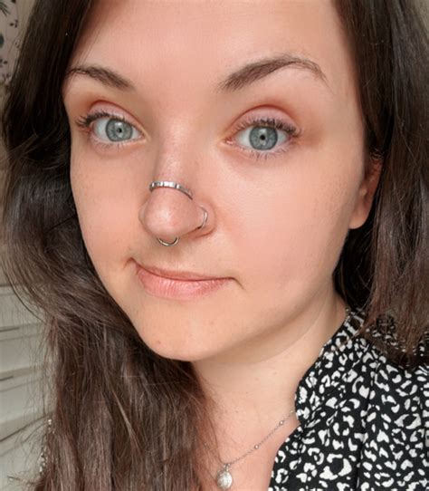 Silver Nose Bridge Cuff No Piercing Nose Cuff Fake Nose Ring Pearl Nose Cuff Nose Bridge