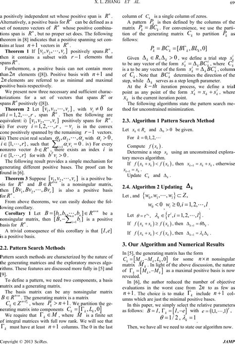 An Efficient Pattern Search Method