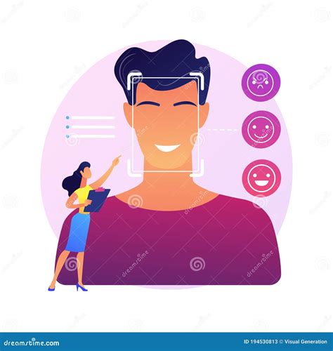 Emotion Detection Abstract Concept Vector Illustration Stock Vector