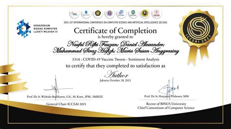 Muhammad Siraj Hafizh On Linkedin Iccsai