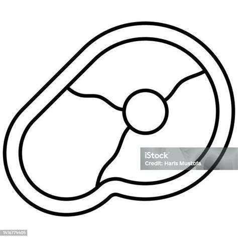 고기 라인 아트 정육점 아이콘 디자인 템플릿 벡터 일러스트 레이 션 가금류에 대한 스톡 벡터 아트 및 기타 이미지 가금류 고기 굽기 Istock