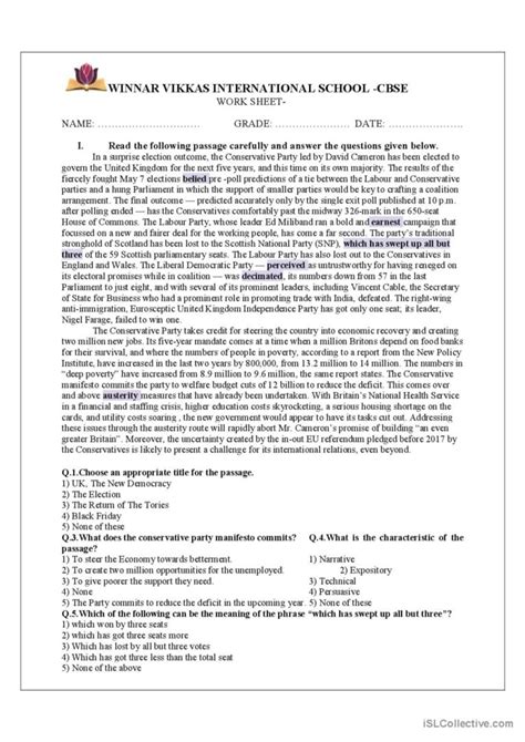 Reading Composition Reading For Deta English Esl Worksheets Pdf And Doc