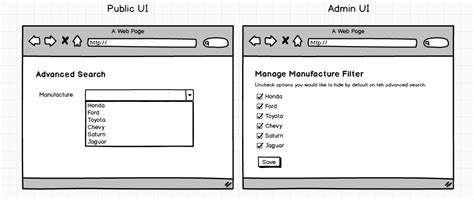 Gui Design Admin Ui To Manage Advanced Search Filter User