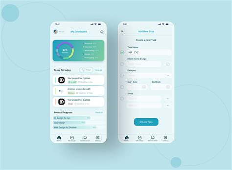 Task Management App UI Design On Behance Task Management App UI Design On Behance