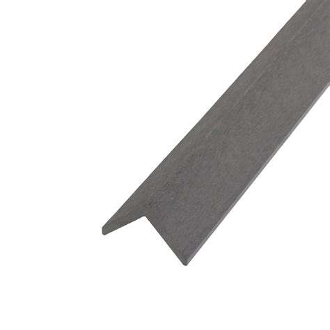 Click Clad Anthracite 36m Composite Cladding Edging Trim 50mm L Shaped