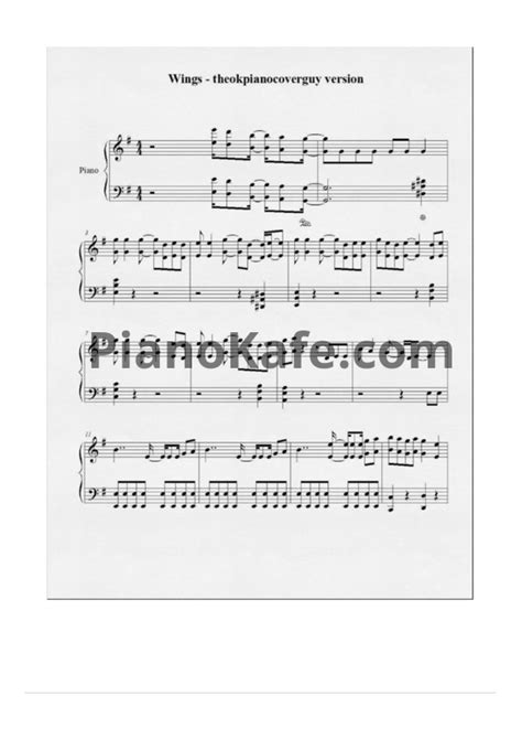 НОТЫ Little Mix Wings ноты для фортепиано — Pianokafe