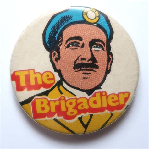 Classic Original Doctor Who The Brigadier Kelloggs Sugar Smacks Badge 1971