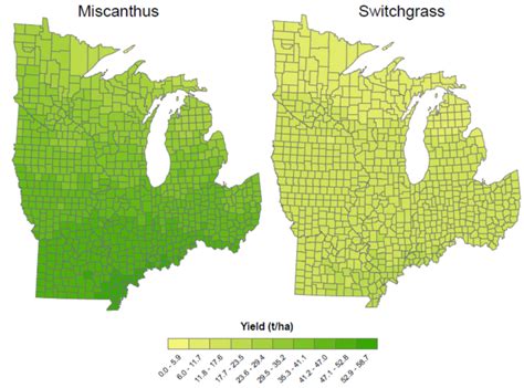 Comparing Yields Miscanthus Vs Switchgrass Jain Et Al 2010