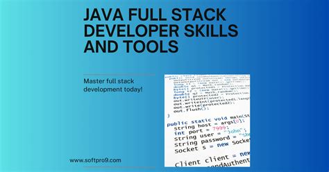 Java Full Stack Developer Roadmap Skills Tools And Training Softpro9