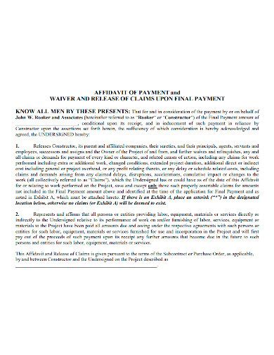 Free 10 Affidavit Of Waiver Samples [ Interest Rights Inheritance ]