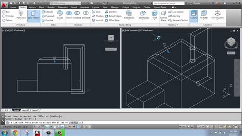 Autocad 3d Modeling Basics 16 Fillet And Chamfer For Solids Brooke Godfrey Youtube